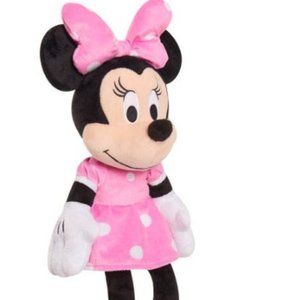 Disney | Toys | Disney Minnie Mouse Pink Plush W Polka Dot Dress | Poshmark
